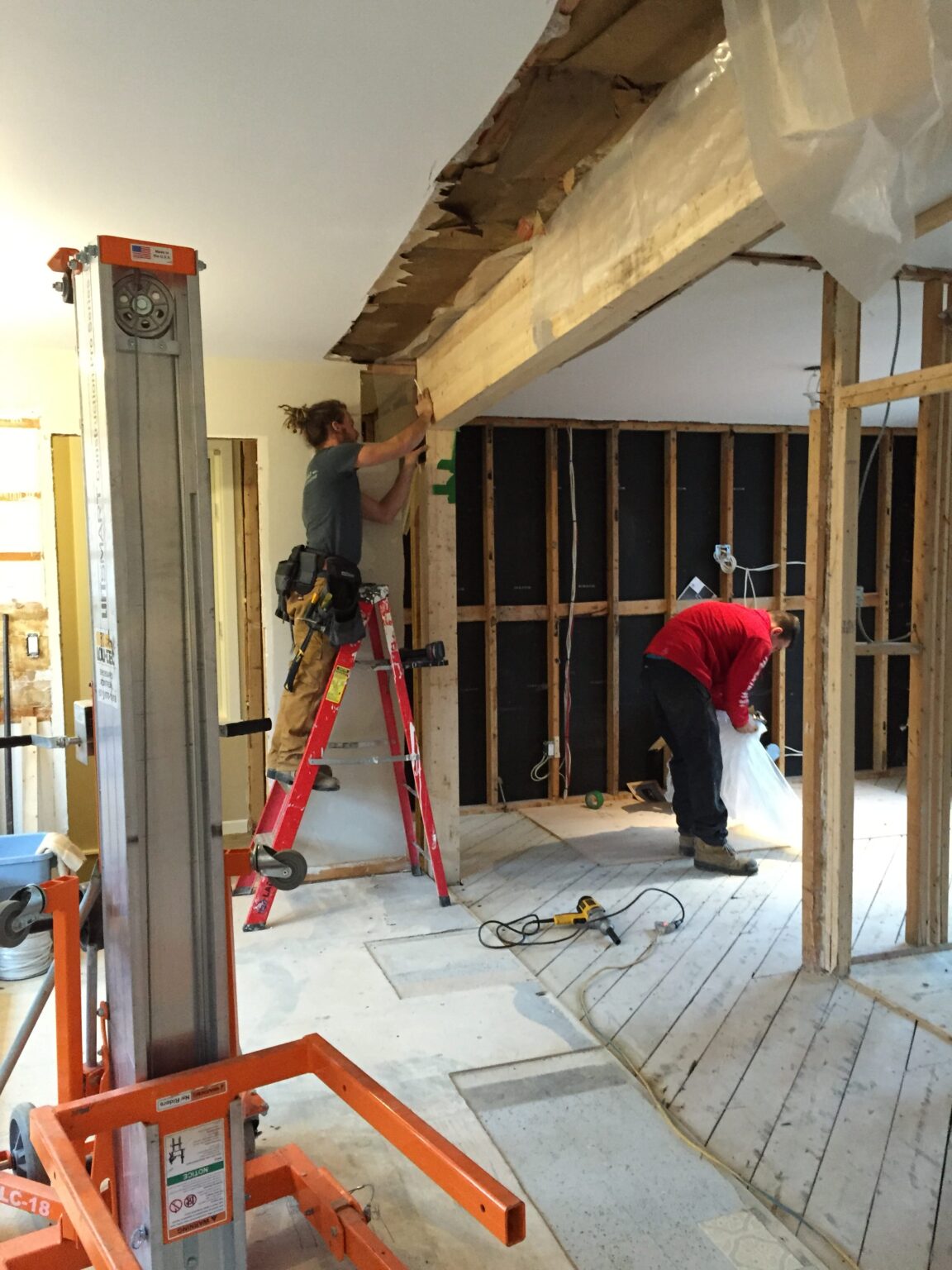 Installation poutre Rive-Nord Montréal | Réparation structurelle | SR